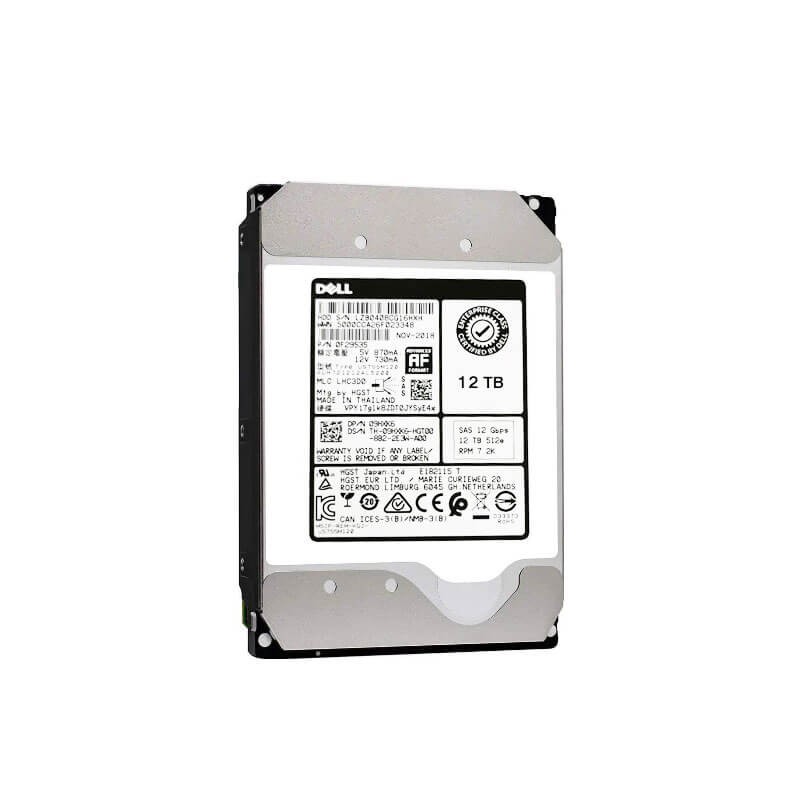 Hard Disk Dell HUH721212AL5200 12TB SAS 12Gbps, 3.5 inci, 7.2K RPM ...